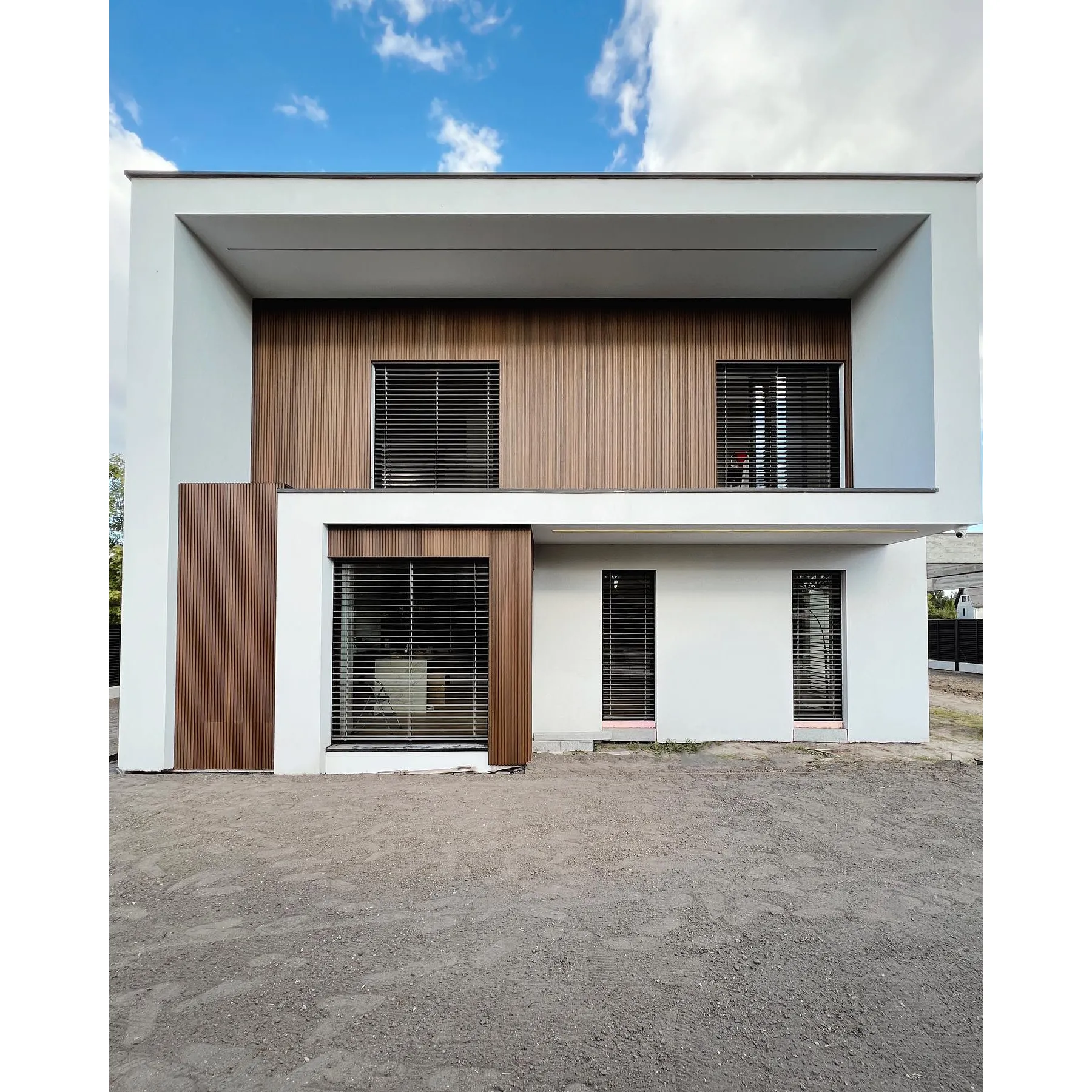 WPC vanjska zidna obloga, drvena fasada, 219x26x2900mm, smeđa (0.63 m2)