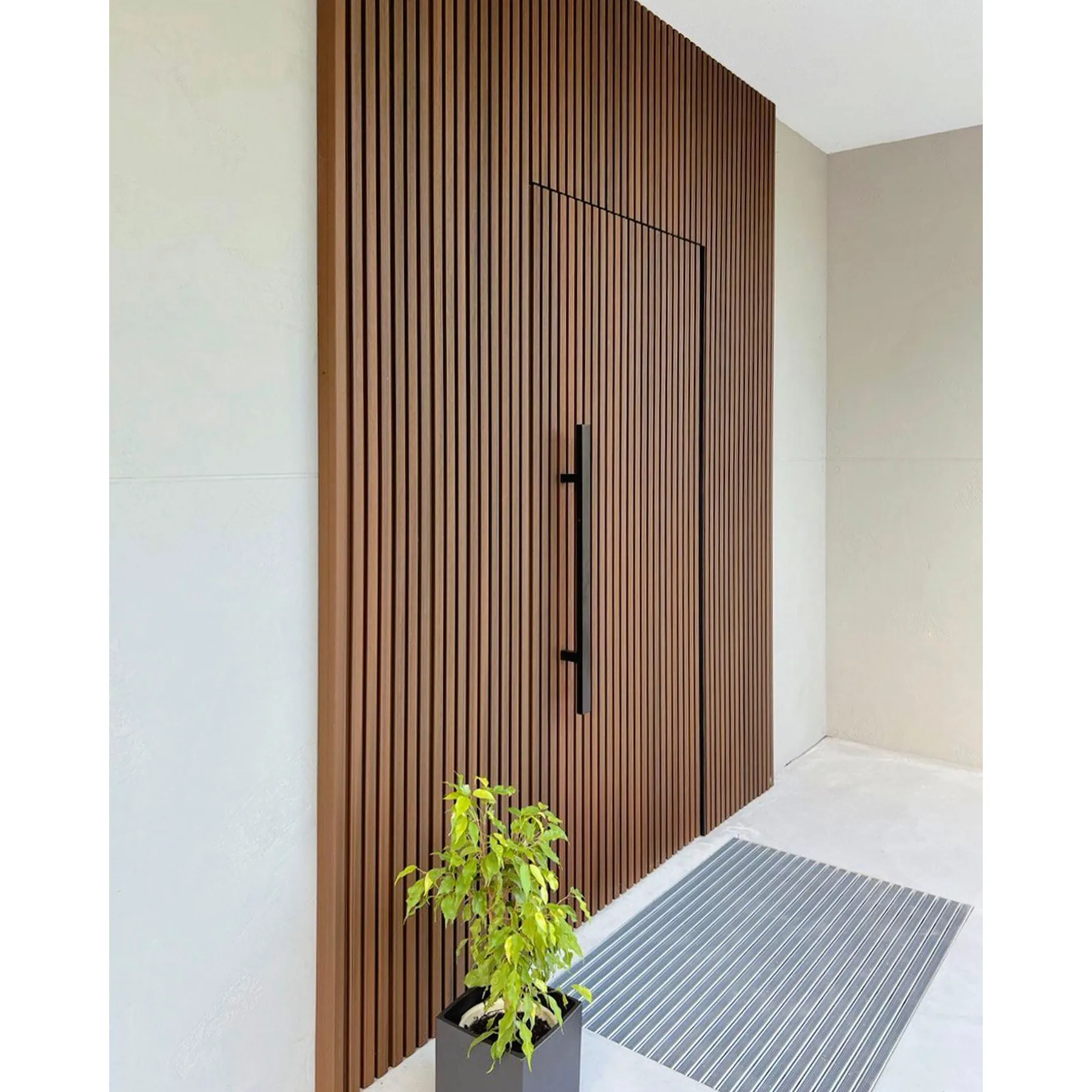 WPC wall cladding panel, board, WPC, 219x26x2900mm, brown (0.63 m2)