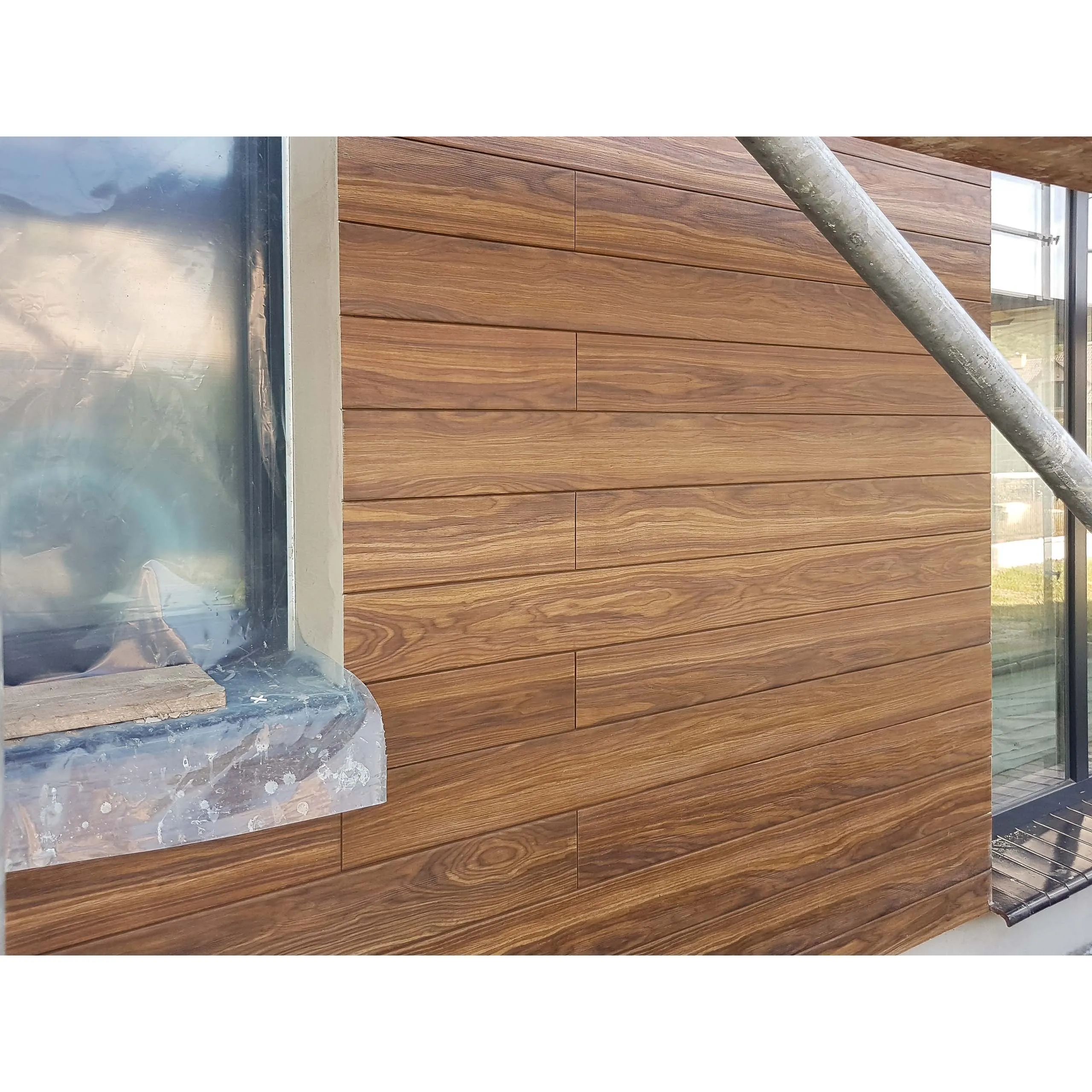 Fasadna obloga imitacija drveta, stiropor, orah, 18 cm x 1,9 cm x 200 ...